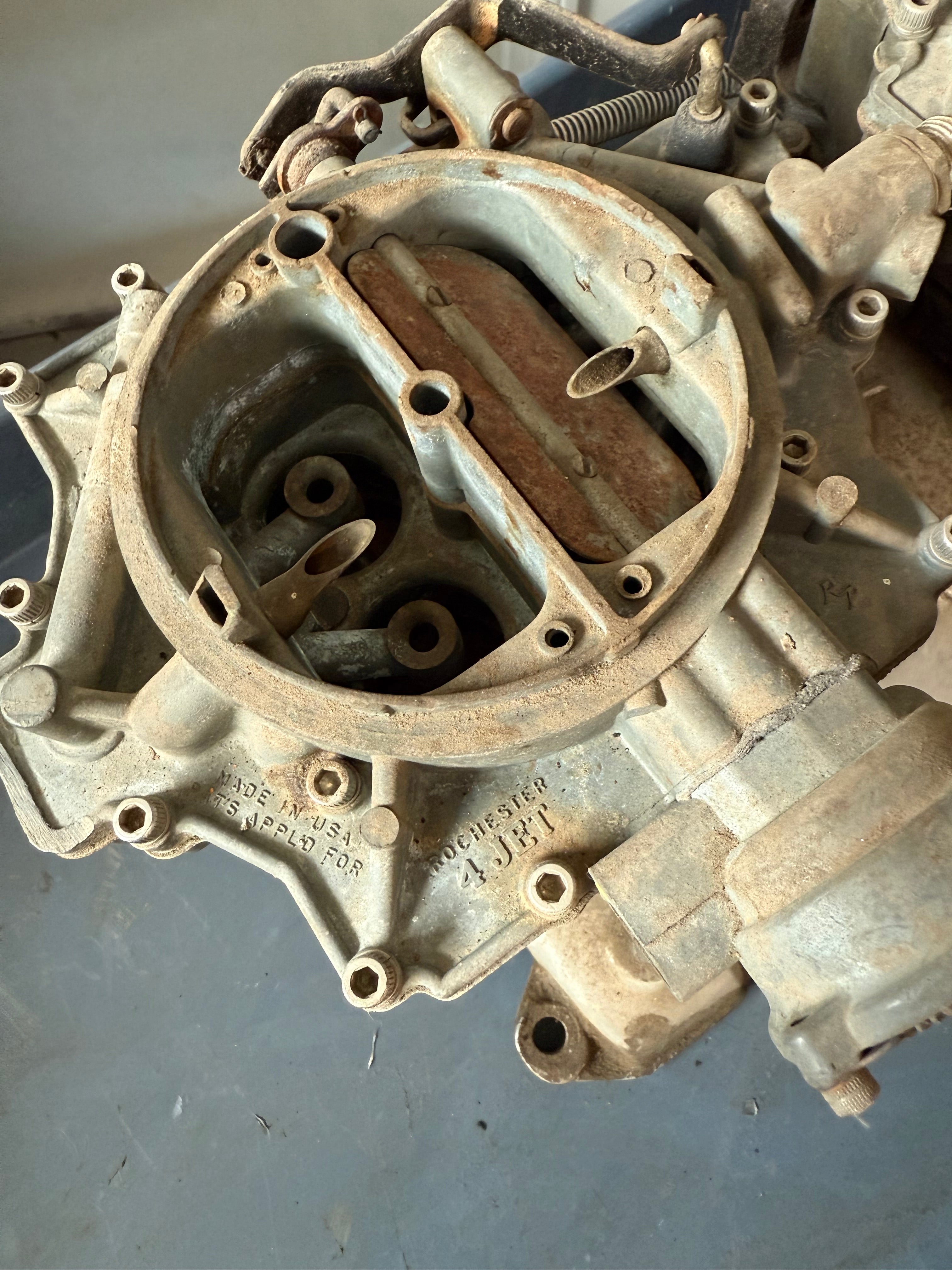 Offenhauser Intake Manifold W/ Carbs - Buick Nailhead Engine 1953-1956 ...