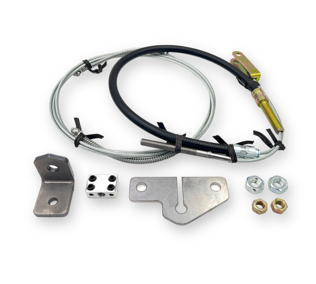 AV8 Emergency Brake Cable Kit No Handle Mount - Model A to V8 Conversi ...