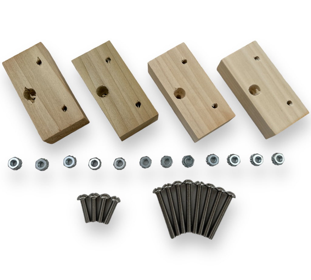 Hood Shelf Wood Block Kit - Ford Model A 1928-1929 – Millworks Hot Rod