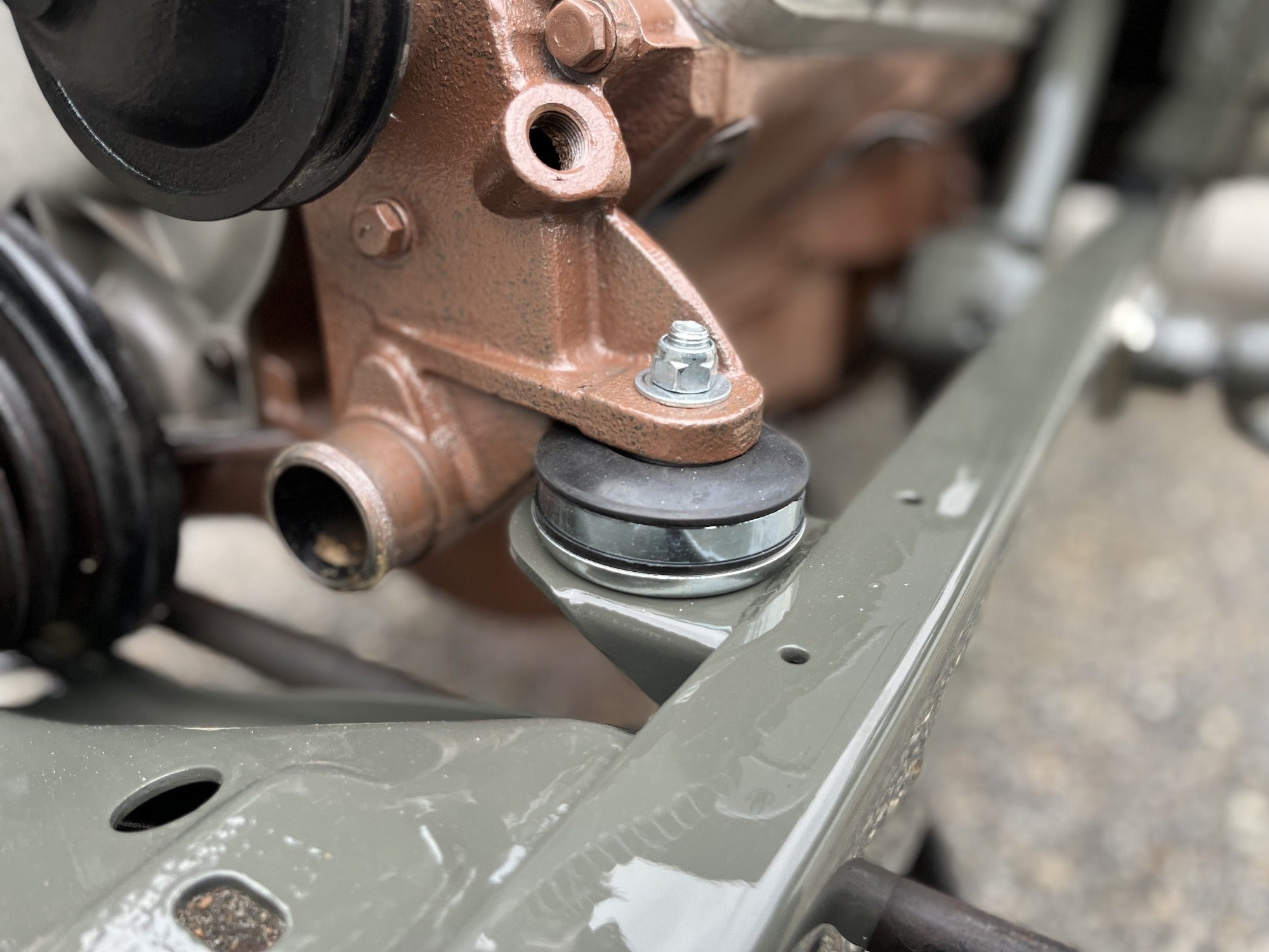 Standard AV8 Bolt On Conversion Kit - Model A to Ford Flathead V8 ...