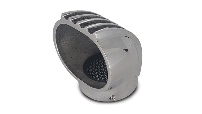 Polished Finned Frog Mouth Scoop 2 Barrel Air Cleaner – Millworks Hot Rod