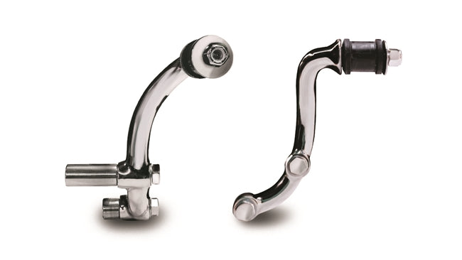 Fendered Car F1 Style Upper Shock Mounts Polished – Millworks Hot Rod